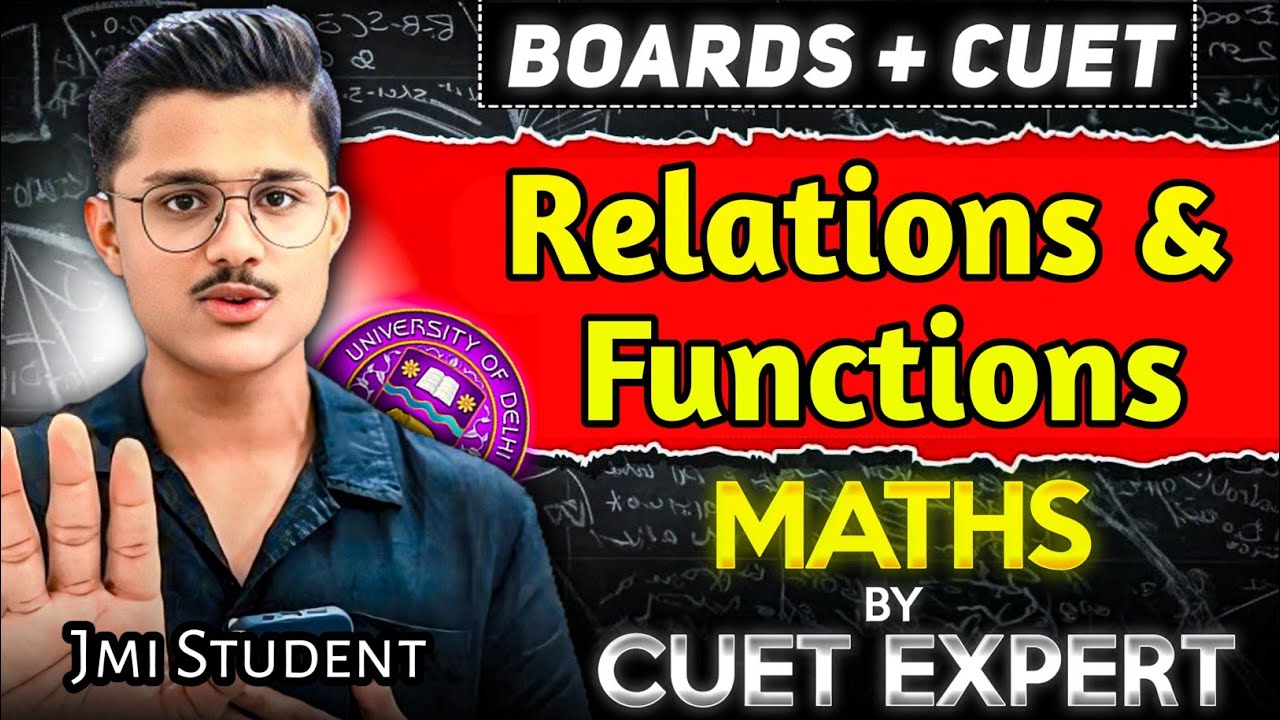 Boards + Cuet 2026 Maths | (Part-1) Relation And Function Class 12 By ...