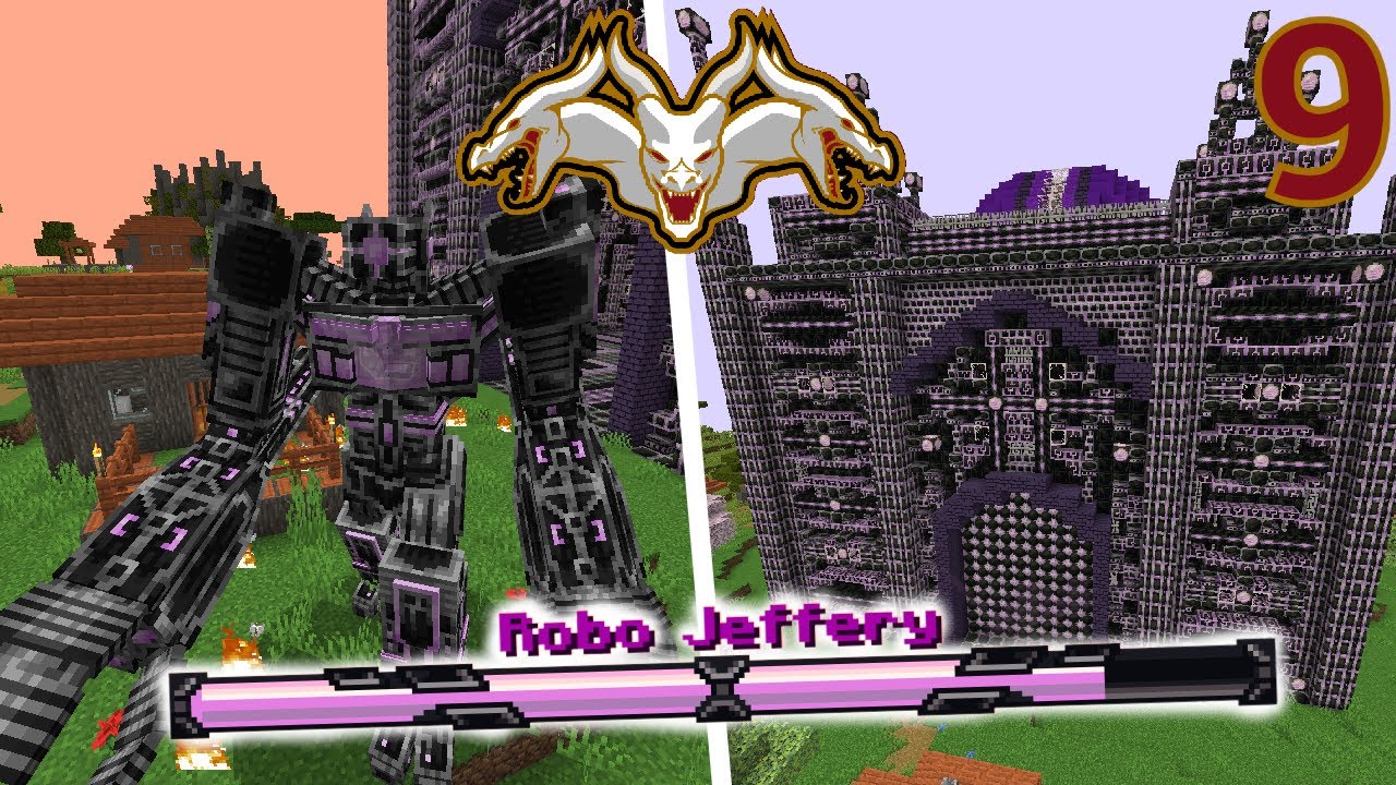 Fighting Robo Jeffery - Ep9 - Crazy Craft Updated (Minecraft) - YouTube