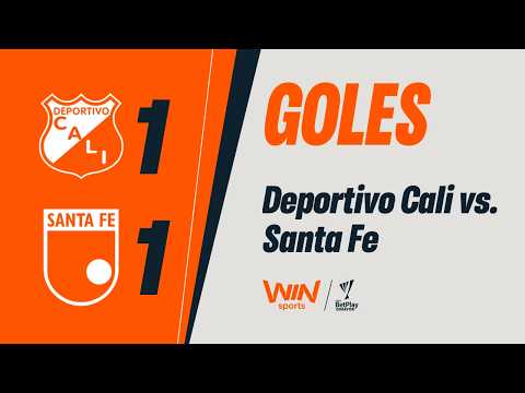 Cali vs. Santa Fe (goles) | Liga BetPlay Dimayor 2026-1 | Fecha 12