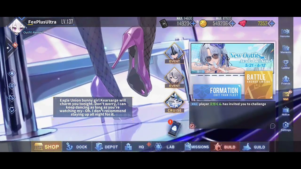 Azur Lane ~ Kearsarge "All-Night Charge" - YouTube