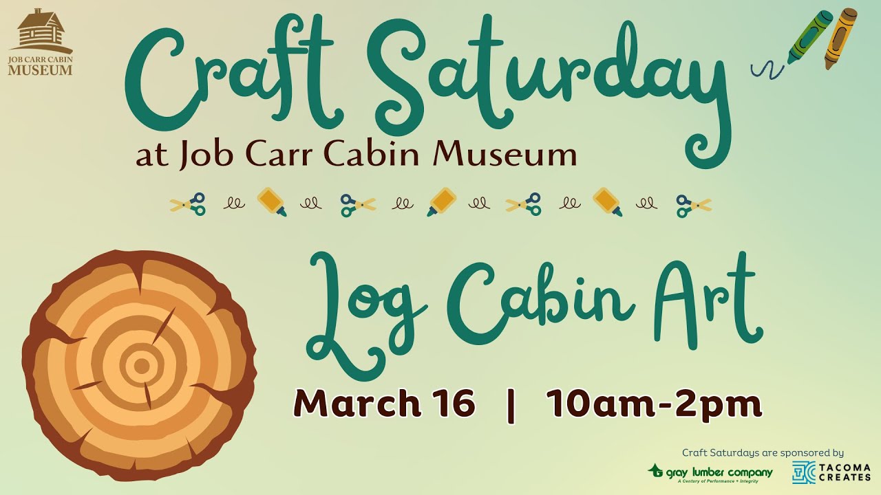 Log Cabin Collage - Craft Instructions - YouTube