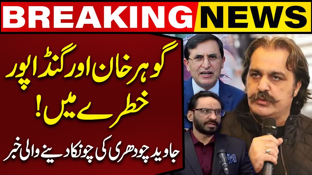 Gohar Khan and Gandapur in Danger? | Shocking News From Javed Chaudhry ...