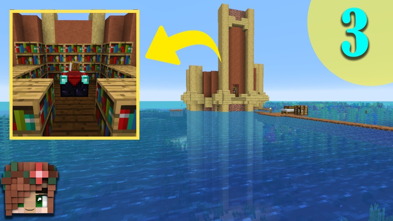 Starting the Enchanted Tower | Vanilla Minecraft 1.13 Survival Let's ...