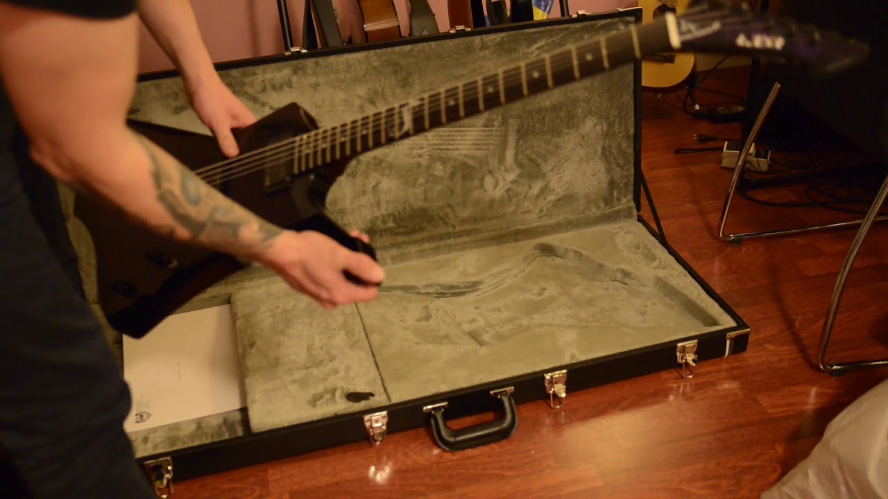 ESP LTD JH Snakebyte SE Baritone - Unboxing - YouTube