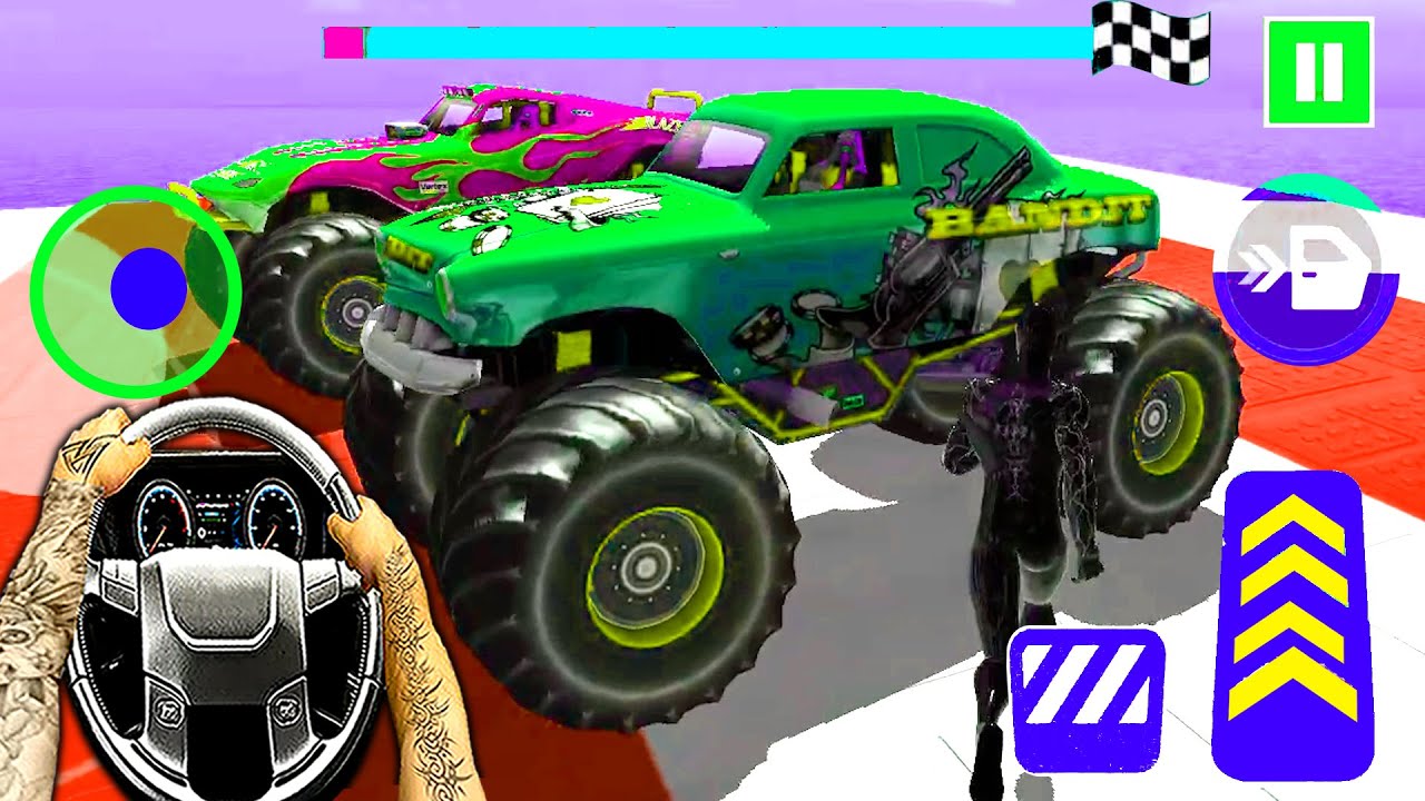 THE-MOBILE CAR GAMES: MONSTER TRUCK 3D SIMULATOR | MON-LEVEL7 ...