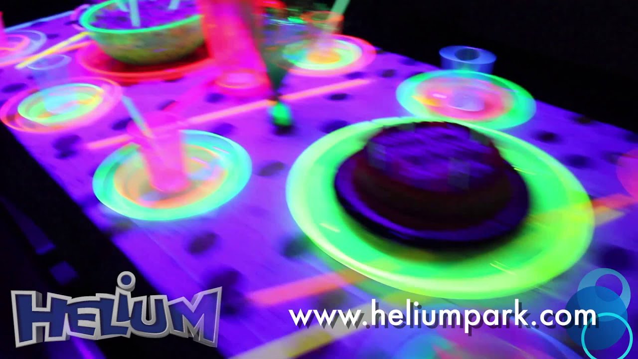 Helium Glow In the Dark Birthday Party - YouTube