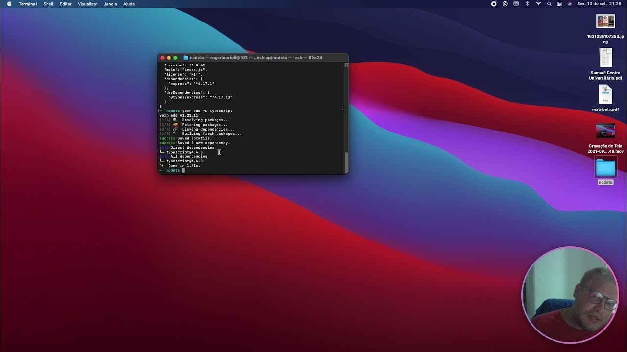 Iniciando Um Projeto Nodejs Express Com Typescript Part 1 Youtube