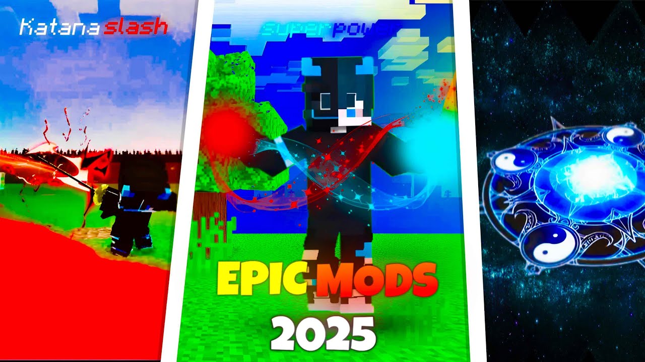 Top 5 POWERED Mods For Minecraft PE 1.21+ || Best Mods For MCPE [2025 ...