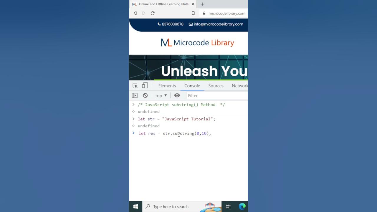 Slice And Dice Unleashing The Power Of Javascripts Substring Method Shortsvideo Viral