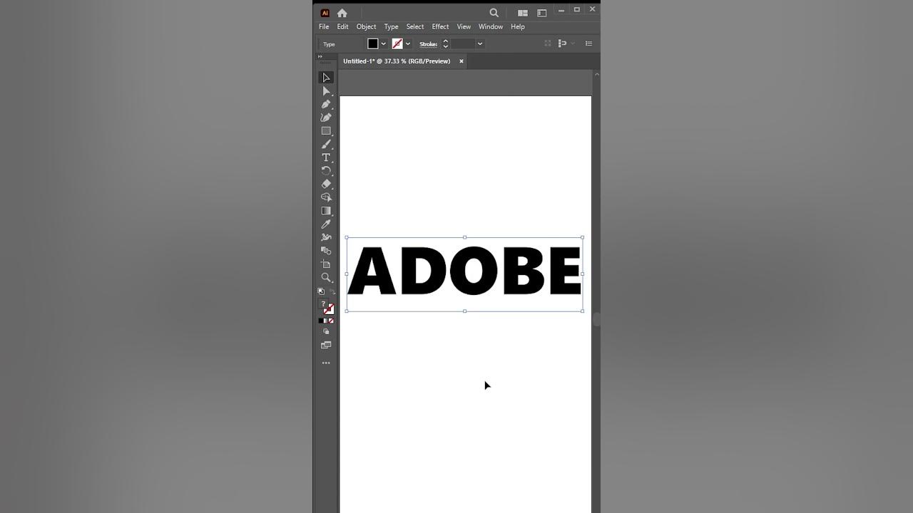 How to create Easy dotted text effect in illustrator - Illustrator ...