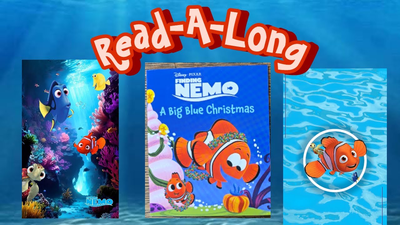 Read-A-Long | Disney Pixar's Finding Nemo: A Big Blue Christmas 🐠 - YouTube