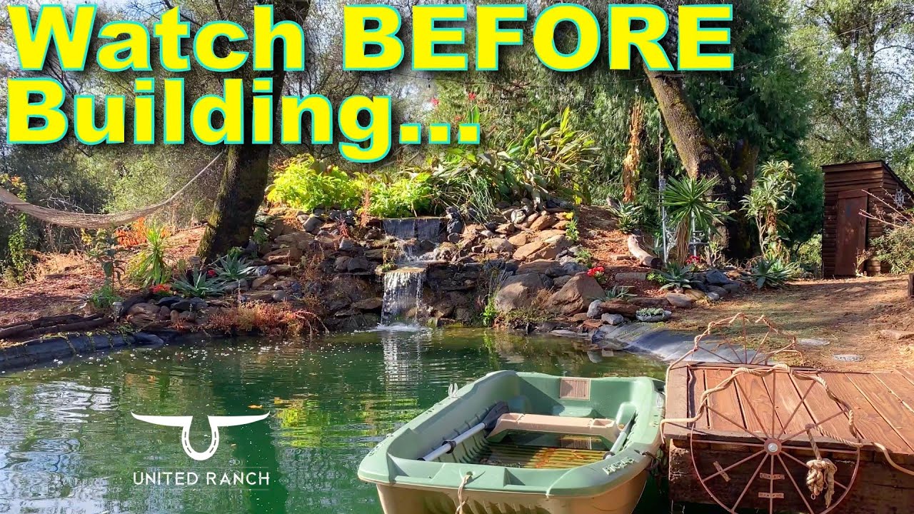 BEFORE Building YOUR Natural Swimming Pond...WATCH THIS!! / DIY Pond ...