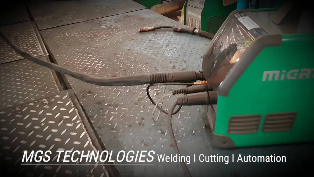 MGS TECHNOLOGIES MIGATRONIC PI250 DCHP TIG WELDING - YouTube