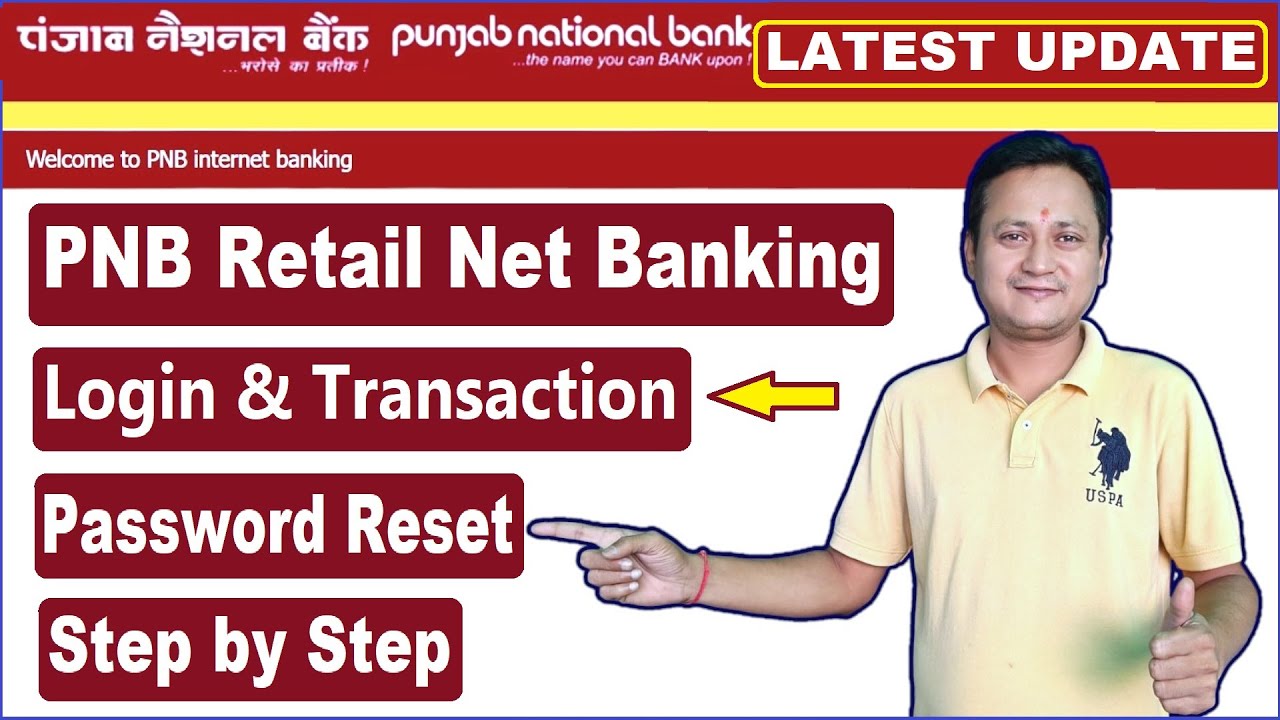 Punjab National Bank | PNB Net Banking Transaction Password Reset | # ...