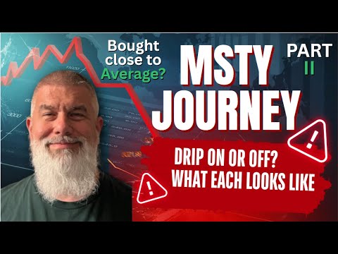 DID YOU BUY MSTY around $25 with DRIP ON or OFF - YouTube