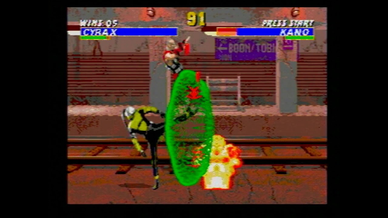 [Genesis] Ultimate Mortal Kombat 3 - Cyrax Bomb Kombo - YouTube