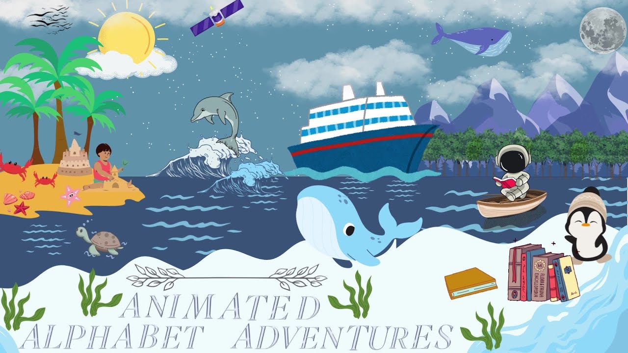 Animated Alphabet Adventure: Exploring the Letter 'A' with Ava! - YouTube