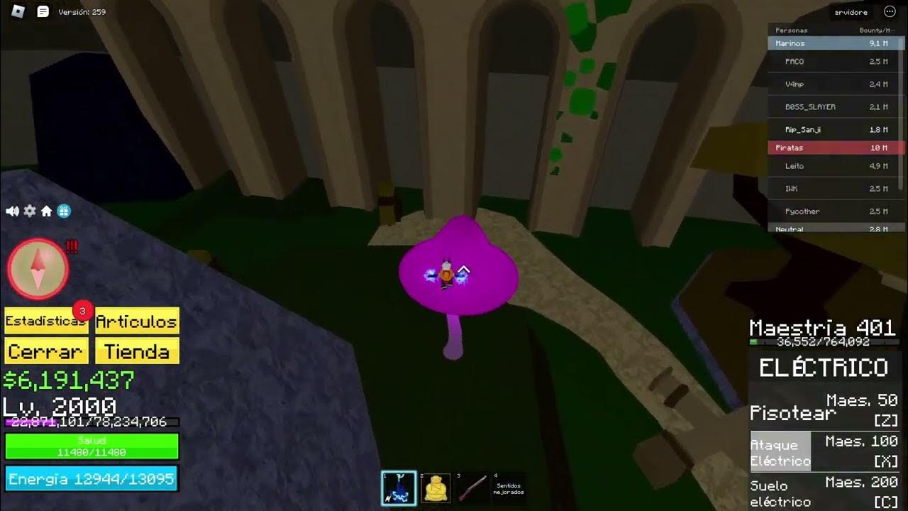 Llegando A Nivel 2000 Estilo Electric Claw Full Showcase Blox Fruits ⚡🏴‍☠️⚡ Youtube