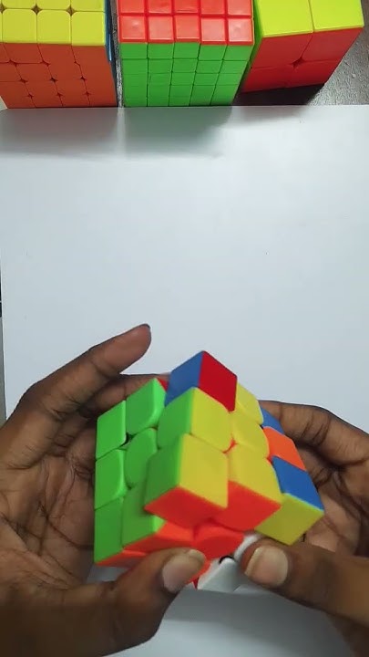 Solving cube with right hand algorithm - YouTube