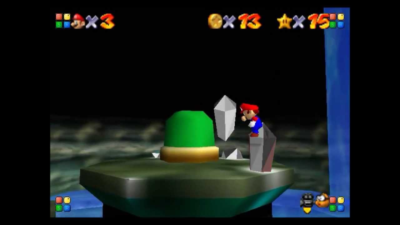 SM64 - Cavern of the Metal Cap (and Cap Switch Pressed) - 0x A Presses ...