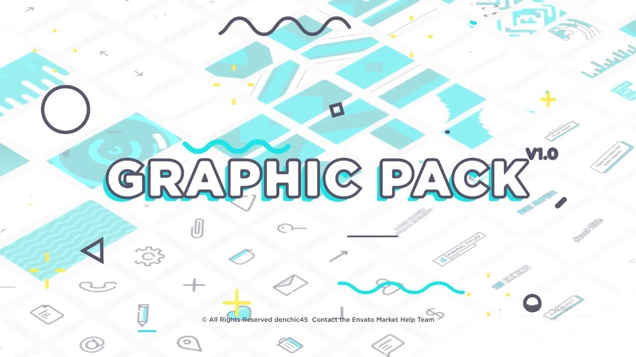 165+ Flat Design Motion Graphic Elements - After Effects Template - YouTube