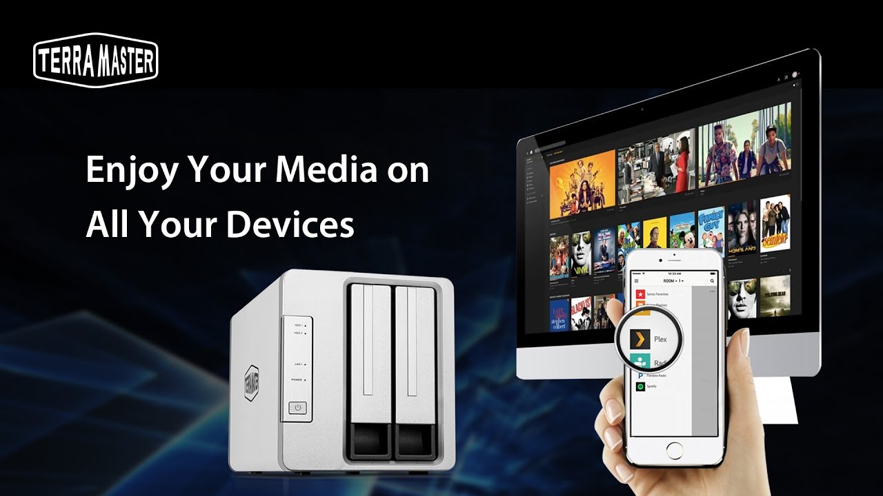 TerraMaster NAS F2: TOS Version - YouTube