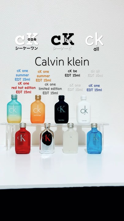 Calvin Klein ck one ck be ck all PARFUMカルバン クラインの1994年発表のシーケーワンです。限定でサマーも発売されています。CKは沢山の香水が発表されて ...