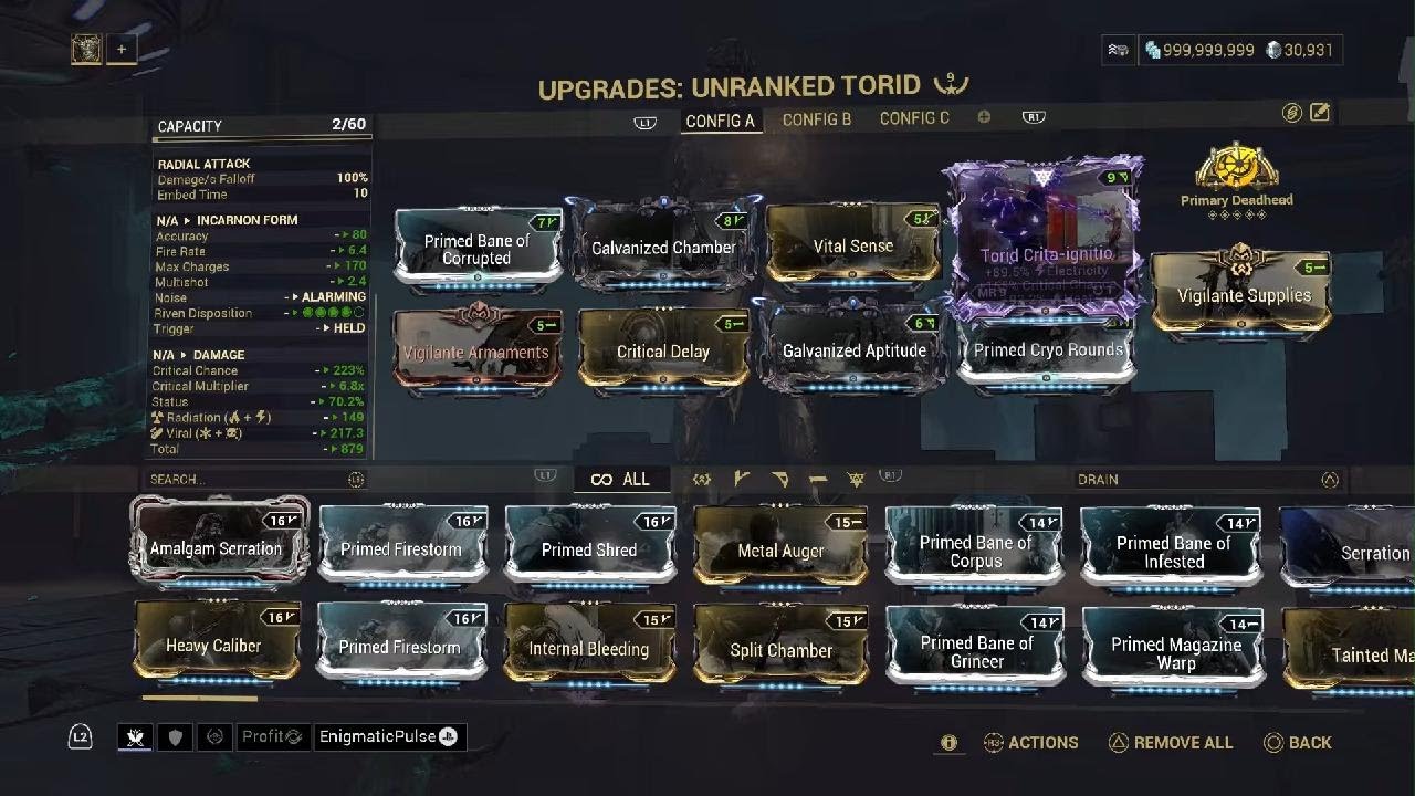 Warframe - Torid Incarnon, First Look. (Ridiculously OP) - YouTube