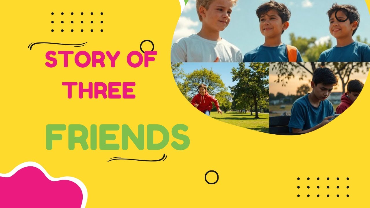 Story of Three Friends | Mobile Phone Addiction | A Fun Bed Time Story ...