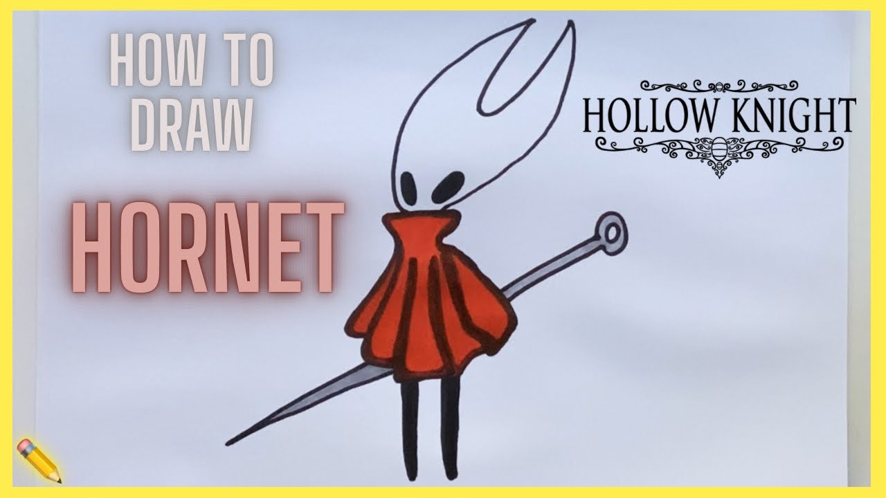 How to draw Hornet from Silksong ️ Hollow Night - YouTube