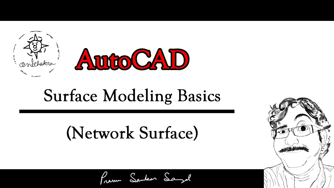 AutoCAD Tutorial | Surface Modeling | Network Surfaces - YouTube