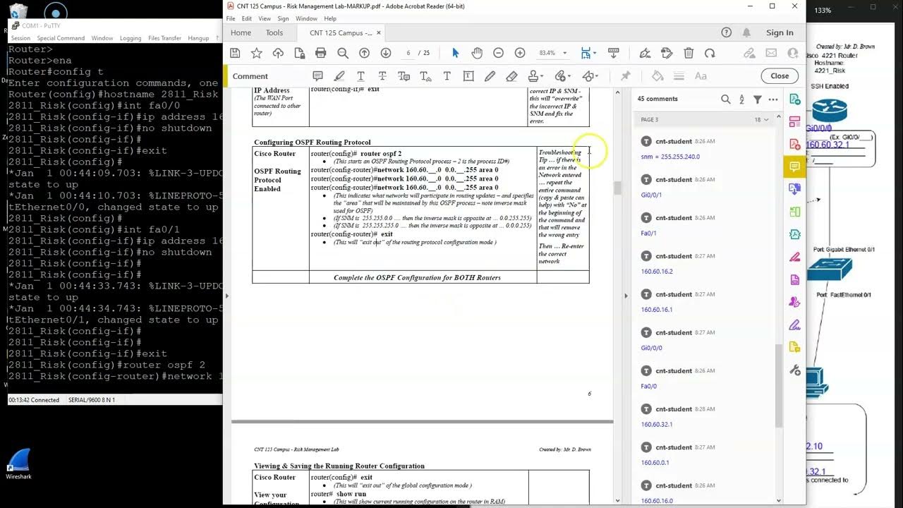 CNT125 Campus Risk Management Lab 2 Basic Config - YouTube