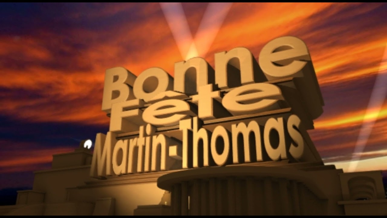 Bonne Fête Martin Thomas - YouTube