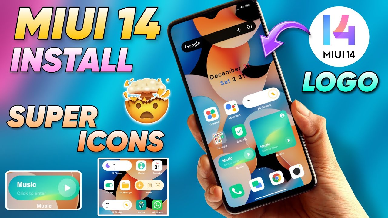 INSTALL MIUI 14 SUPER ICONS IN MIUI 13 WITHOUT ROOT 🔥 ALSO ADD ON NEW ...