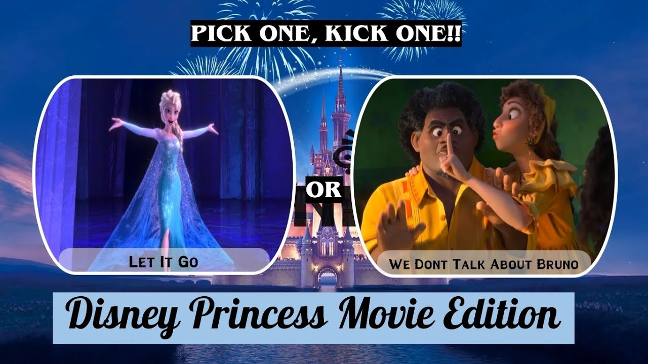 Pick One , Kick One Disney Princess Movies Edition | Disney Quiz - YouTube