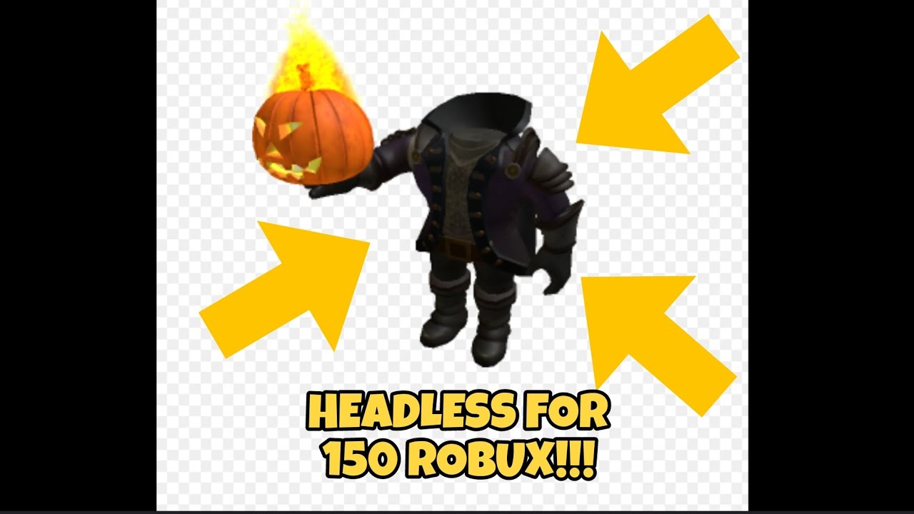 HEADLESS FOR FREE!!(150 ROBUX ACTUALLY) | Roblox - YouTube