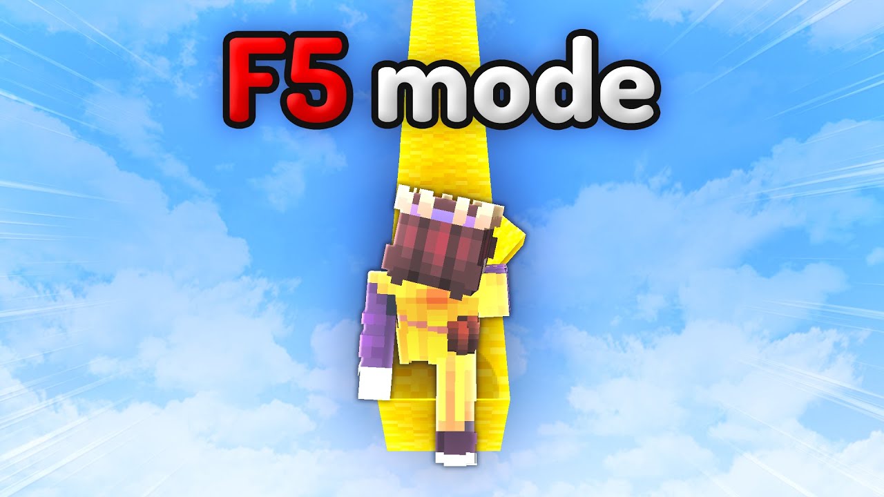 I Played Bedwars in F5 Mode - YouTube
