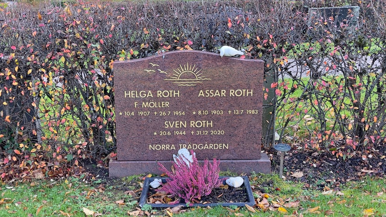 Färgaryds kyrkogård - Karl Roth - YouTube