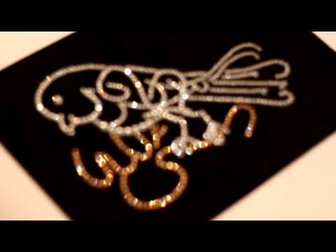 Swarovski qaşlardan hazırlanmış əl işləri