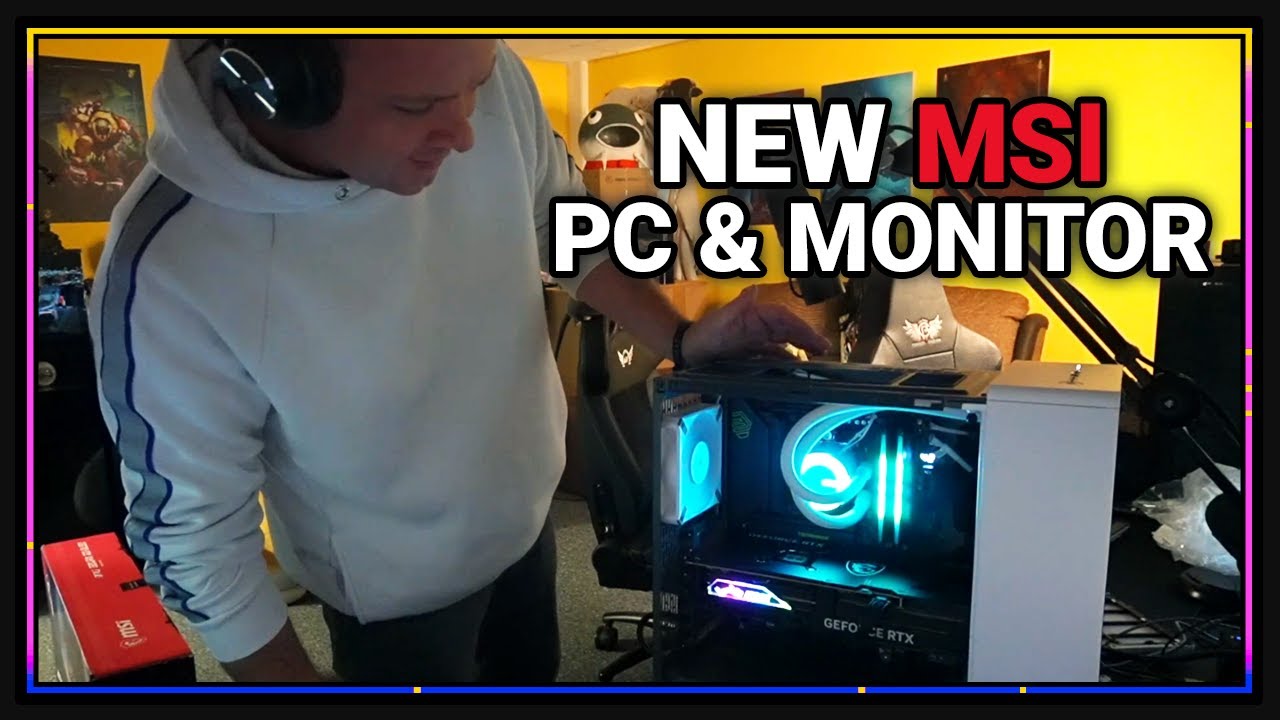 Preach Unboxes New MSI PC & Monitor - YouTube