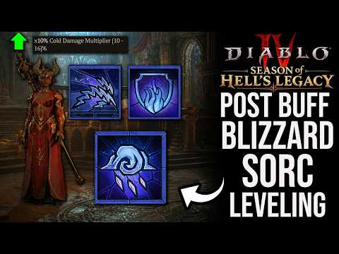 Diablo 4 - BLIZZARD SORCERER IS BROKEN After These Buffs! INSANE Shock Build | Diablo 4 Season 15