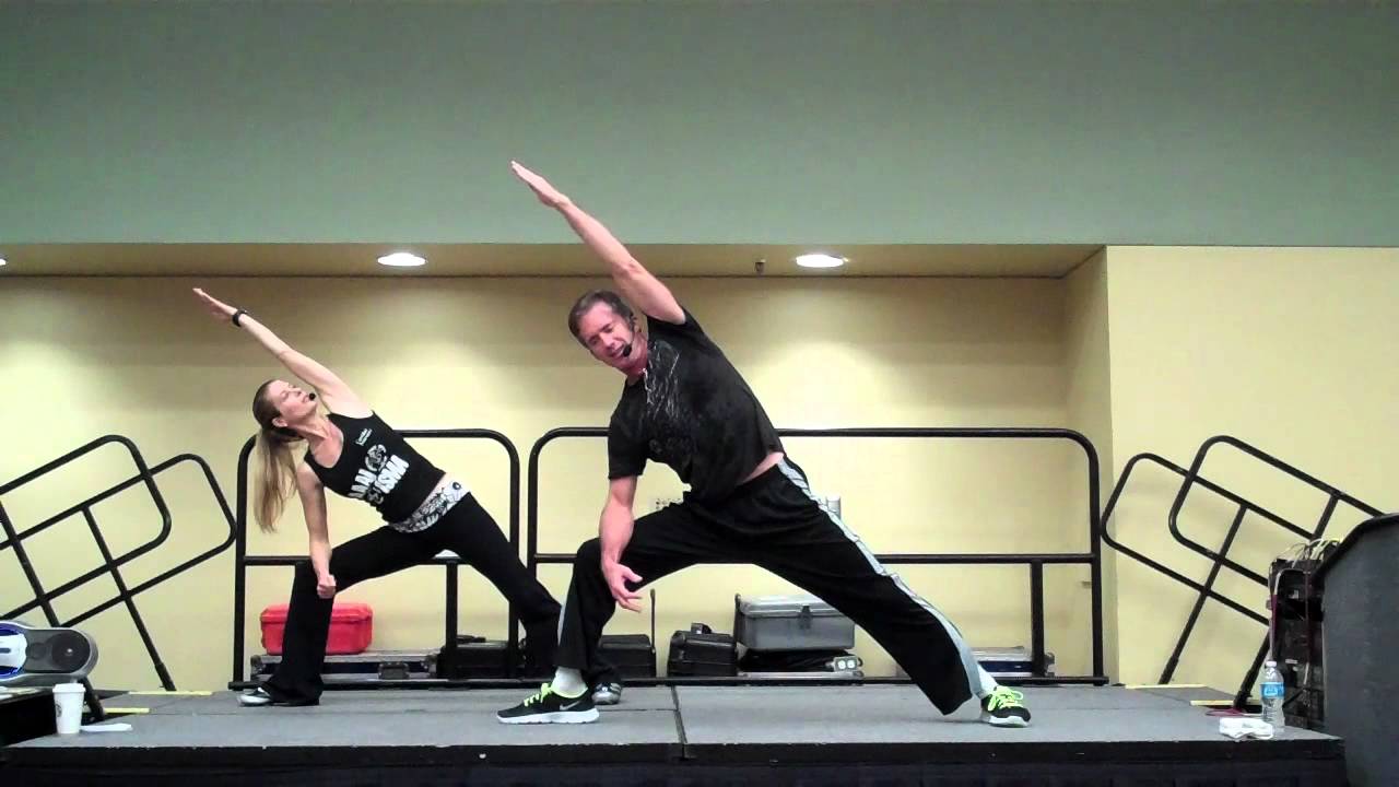 Scott Cole & Janis Saffell Cardio Strength Workout - YouTube