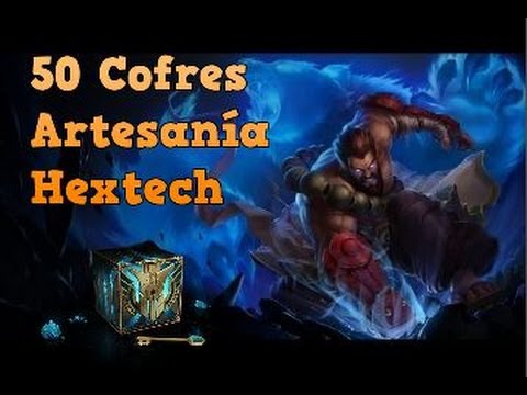 Abriendo 50 cofres Artesanía Hextech (League of Legends) - YouTube
