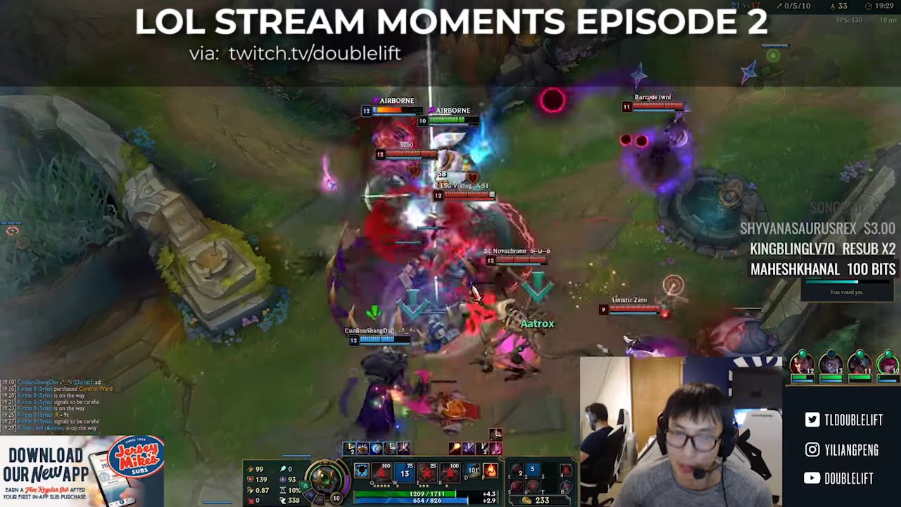 Episode 2: LoL Stream Moments - YouTube