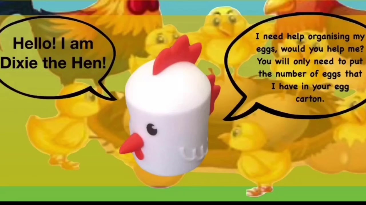 Counting with Dixie the hen - YouTube