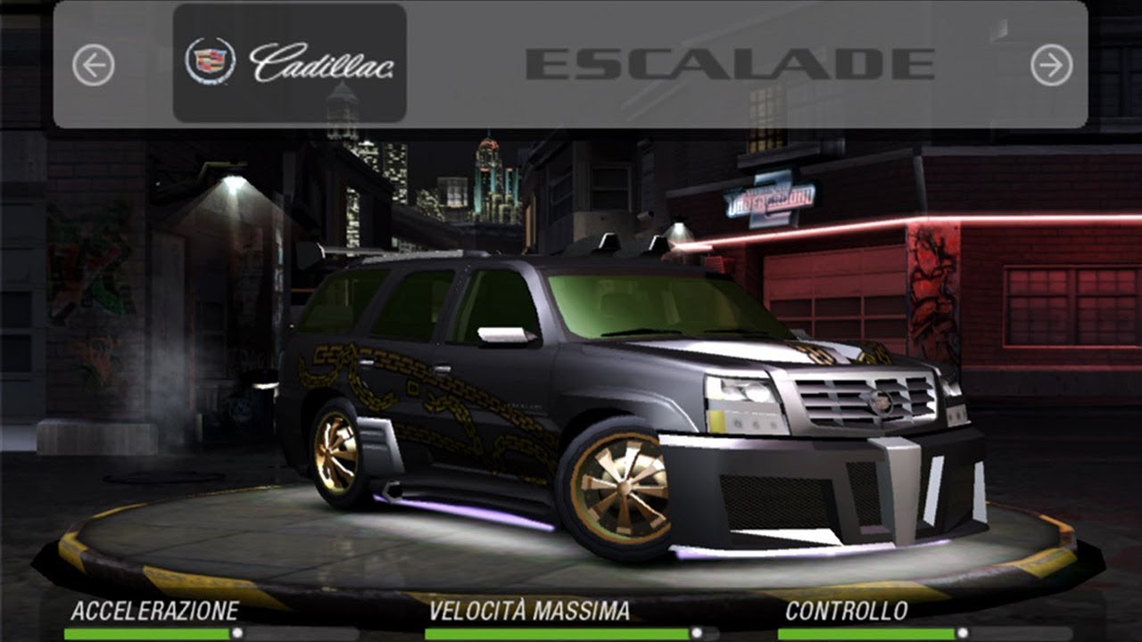 [NFS: Underground 2] - Cadillac Escalade - Highway Shot - YouTube