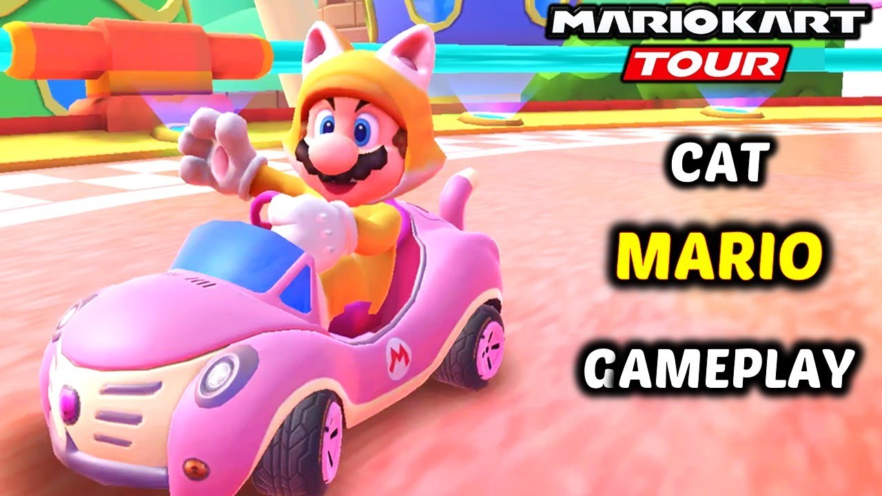 Mario Kart Tour - Cat Mario Gameplay - YouTube