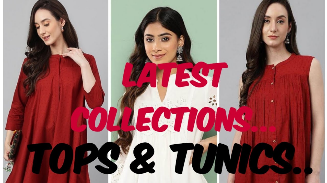 Women Tops & Tunics|Latest Collections|50+New Models|Casual & Formal ...