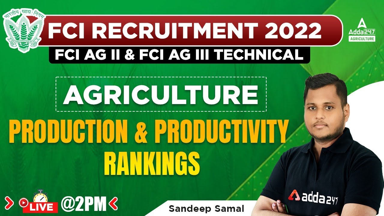 FCI Recruitment | FCI AG 2 & FCI AG 3 Technical | Agriculture by ...
