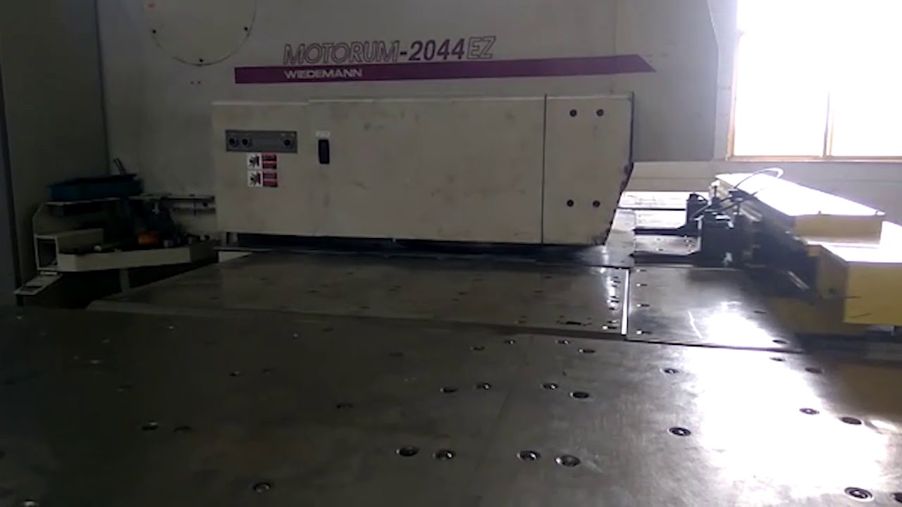Muratec M-2044 EZ (2010) Turret Punching Machine - YouTube